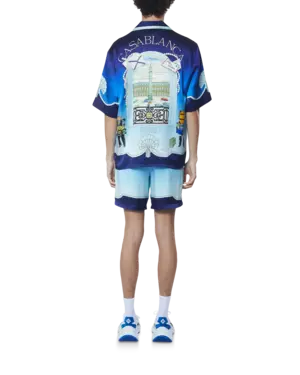 Casablanca Place Vendome Silk Shorts