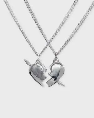 MARIA NILSDOTTER You & Me Necklace - Silver