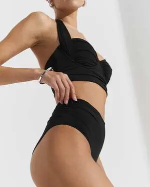 SEAQUELLE Haven Bikini Bottom - Black