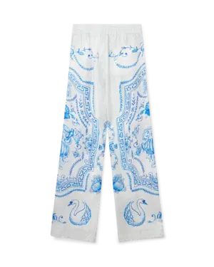 Casablanca Plat A Dessert Silk Trousers