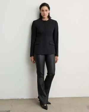 WAKAKUU Stretch Leather Trousers