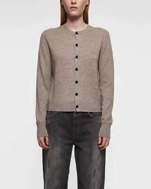 Acne Studios Fitted Yak Wool Cardigan