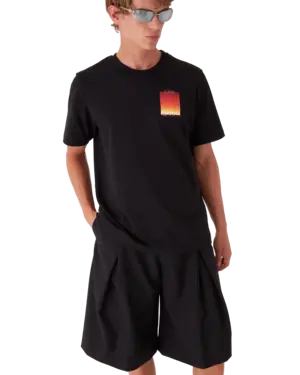 Casablanca Gradient Square Short Sleeve T-shirt - Multicolor