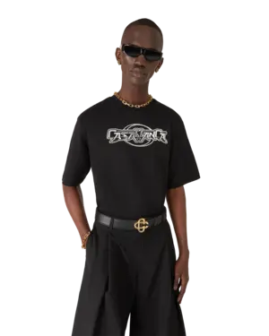 Casablanca Chrome Oversized Short Sleeve T-shirt - Multicolor