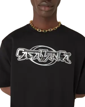 Casablanca Chrome Oversized Short Sleeve T-shirt - Multicolor
