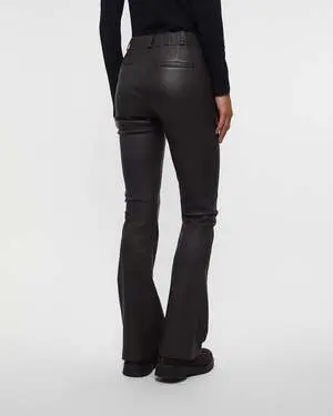 WAKAKUU Stretch Leather Trousers