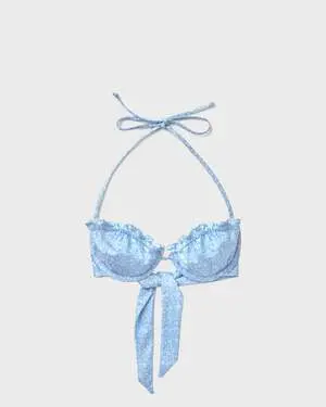 SEAQUELLE Bikini Top - Light Blue