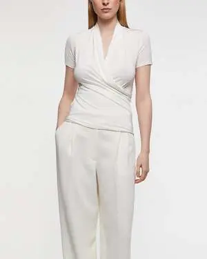 ANDIATA Fifi 2 Wrap Top - Chalk