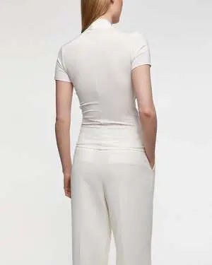 ANDIATA Fifi 2 Wrap Top - Chalk