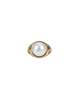 Casablanca Pearl Signet Ring