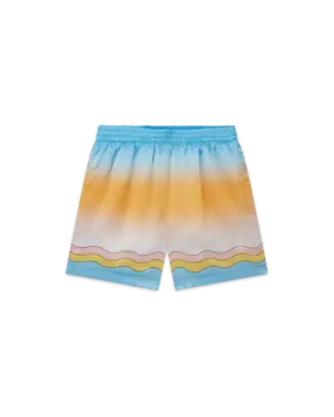 Casablanca La Danse Silk Shorts By - Multicolor