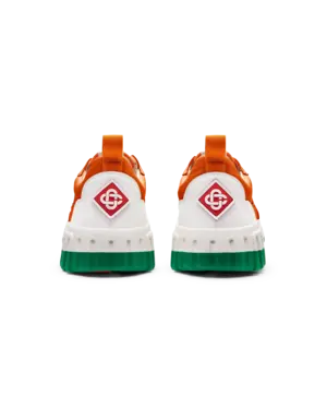 Casablanca Court Sneakers & White - Orange
