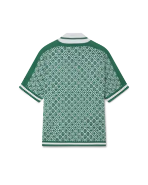 Casablanca Jacquard Polo Shirt - Red