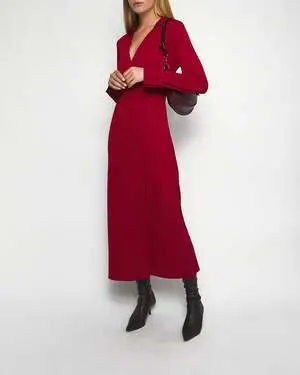 WAKAKUU Maria Wrap Maxi Dress