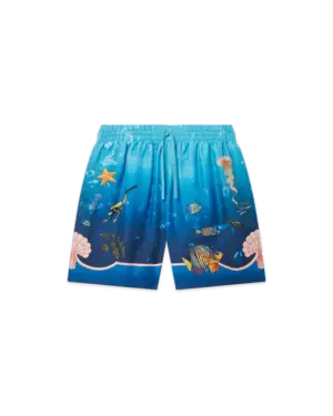Casablanca Silk Printed Shorts