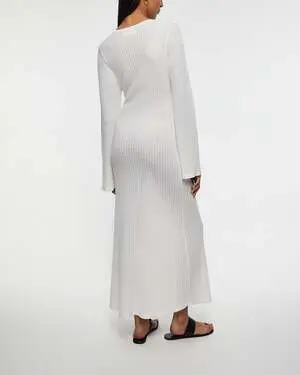WAKAKUU Crochet Knit Dress