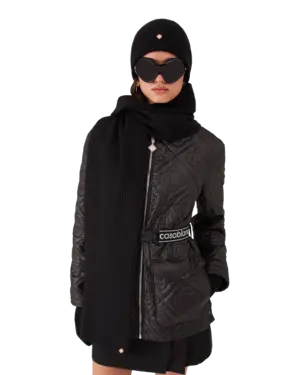 Casablanca Wool Rib Ski Scarf By