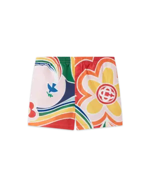Casablanca Le Pouvoir Des Fleurs Swim Trunks - Multicolor