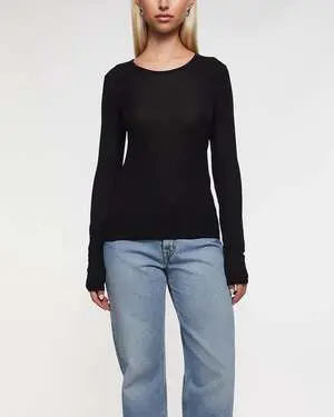 HOUSE OF DAGMAR Lyocell Long Sleeve Top