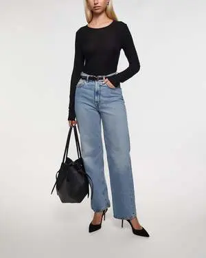 HOUSE OF DAGMAR Lyocell Long Sleeve Top