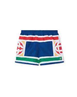 Casablanca Sport Grid Swim Trunks - Multicolor