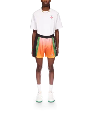 Casablanca Gradient Football Shorts - Multicolor