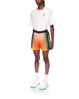 Casablanca Gradient Football Shorts - Multicolor