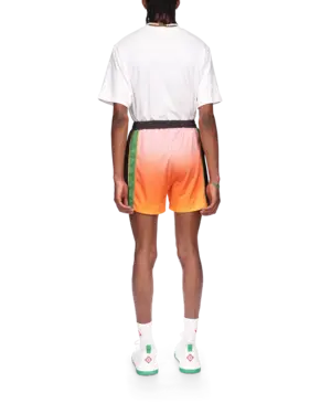 Casablanca Gradient Football Shorts - Multicolor