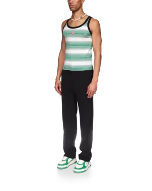 Casablanca Gradient Stripe Ringer Tank Top