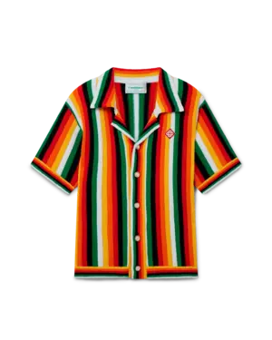 Casablanca Striped Towelling Shirt