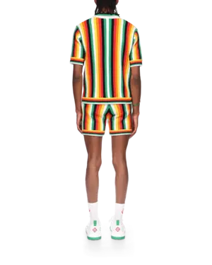 Casablanca Striped Towelling Shirt