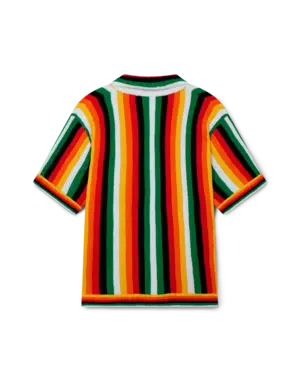 Casablanca Striped Towelling Shirt
