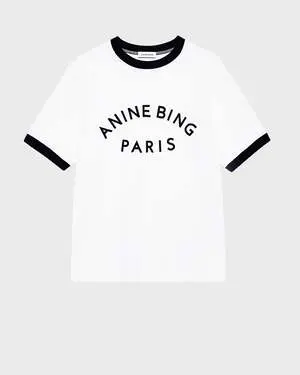 ANINE BING T-shirt Jaylin Paris - Ivory