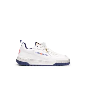 Casablanca Court & Navy Sneaker - White