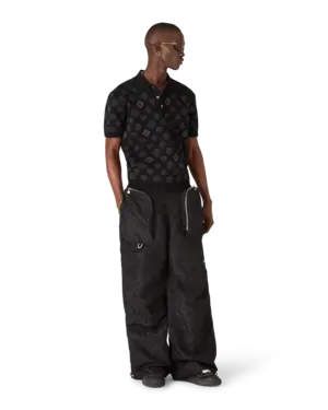 Casablanca Monogram Jacquard Polo