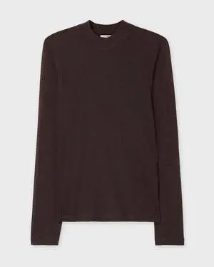 Filippa K Lyocell Cashmere Mock Neck Top