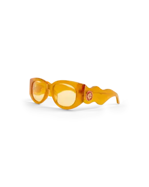 Casablanca The Memphis Rectangle Sunglasses - Multicolor