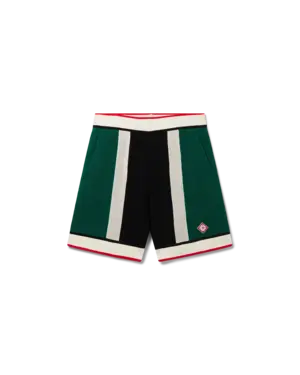 Casablanca Striped Mesh Shorts