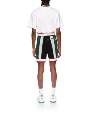 Casablanca Striped Mesh Shorts