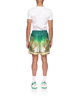 Casablanca Joyaux D'afrique Silk Shorts