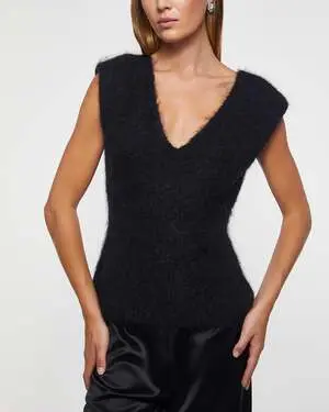 WAKAKUU Kandy Fluffy Knit Top