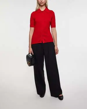 BY MALENE BIRGER Dotta Blouse - Red