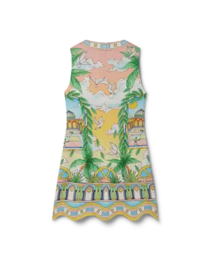 Casablanca Paysage Ideal Cocktail Mini Dress