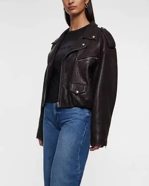 Acne Studios Leather Biker Jacket