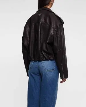 Acne Studios Leather Biker Jacket