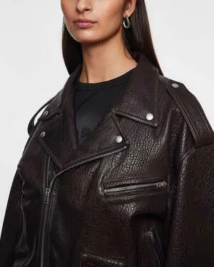 Acne Studios Leather Biker Jacket