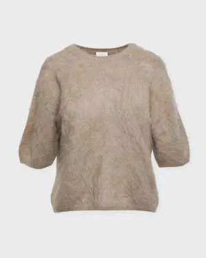 Almada Label Fei Brushed Cashmere T-shirt