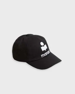 Isabel Marant Tyron Logo Cap - Black,white