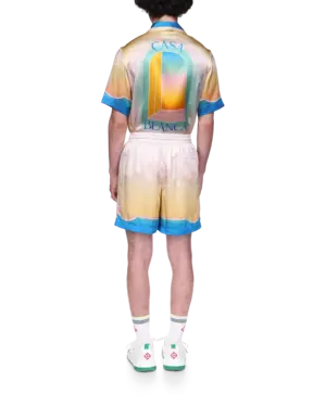 Casablanca L'arc Coloré Silk Shorts