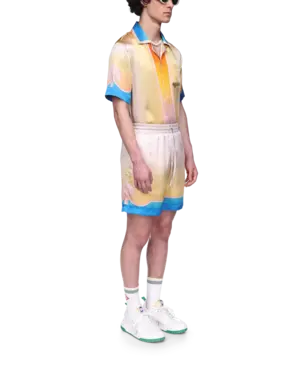 Casablanca L'arc Coloré Silk Shorts